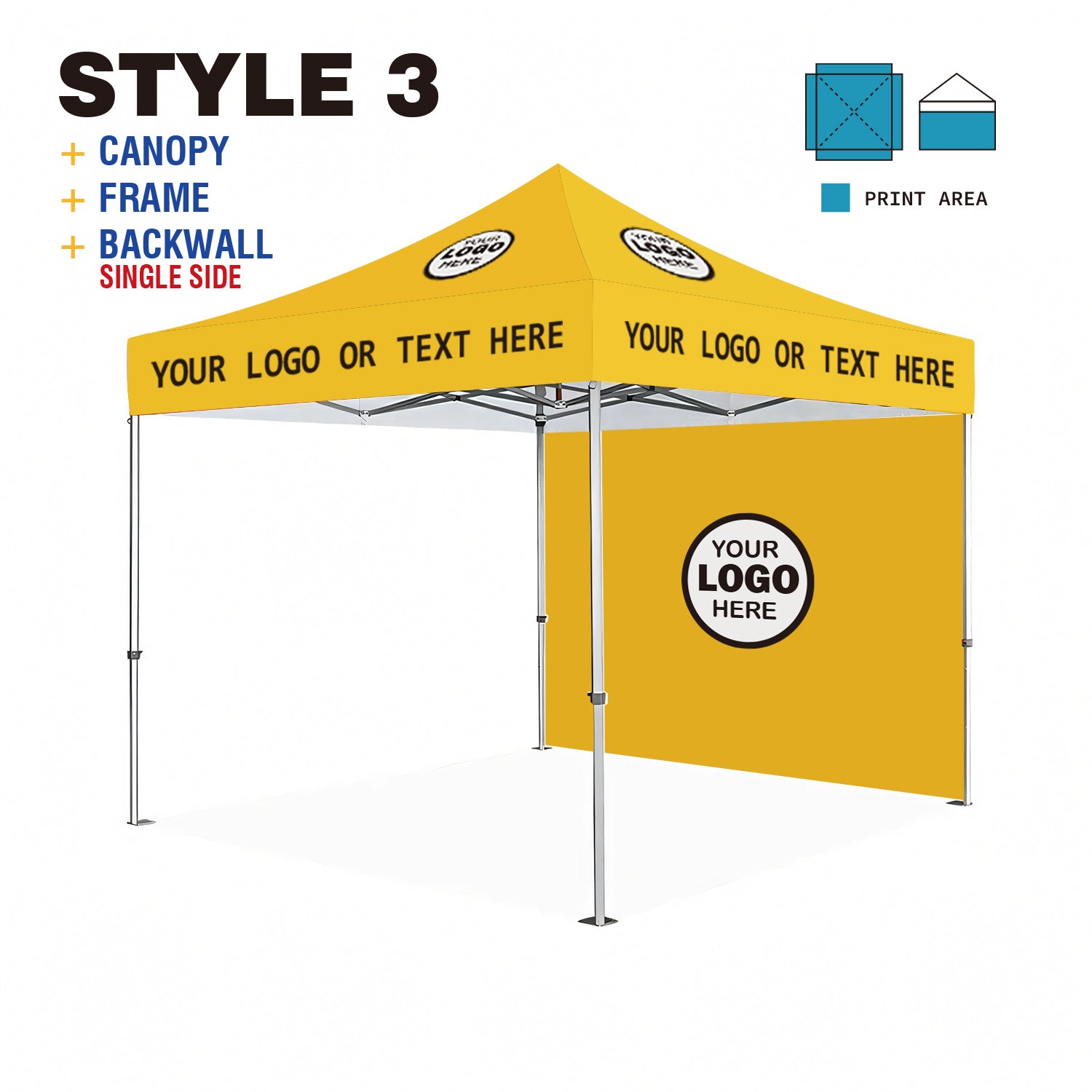 Custom canopy tents for businesses, events, trade shows and more ...